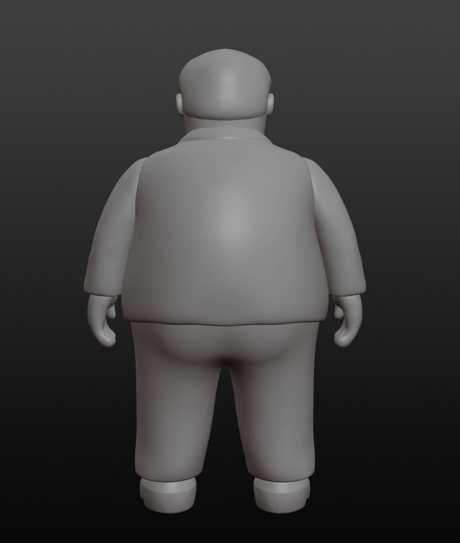 Free Fat Tony 3D Model - TurboSquid 1419025