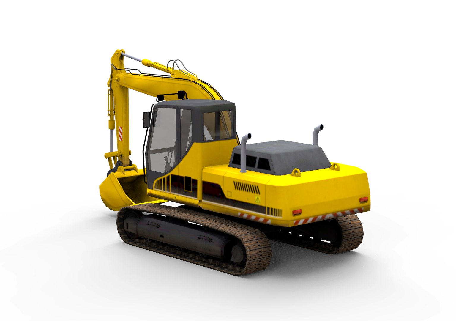 3D excavator digger industrial model - TurboSquid 1370197