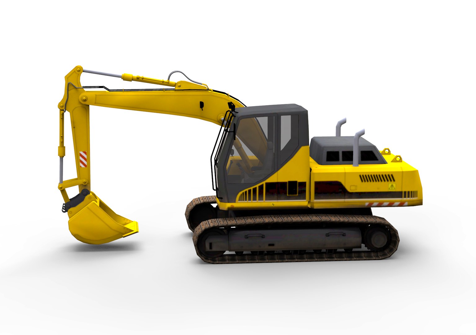 3D excavator digger industrial model - TurboSquid 1370197
