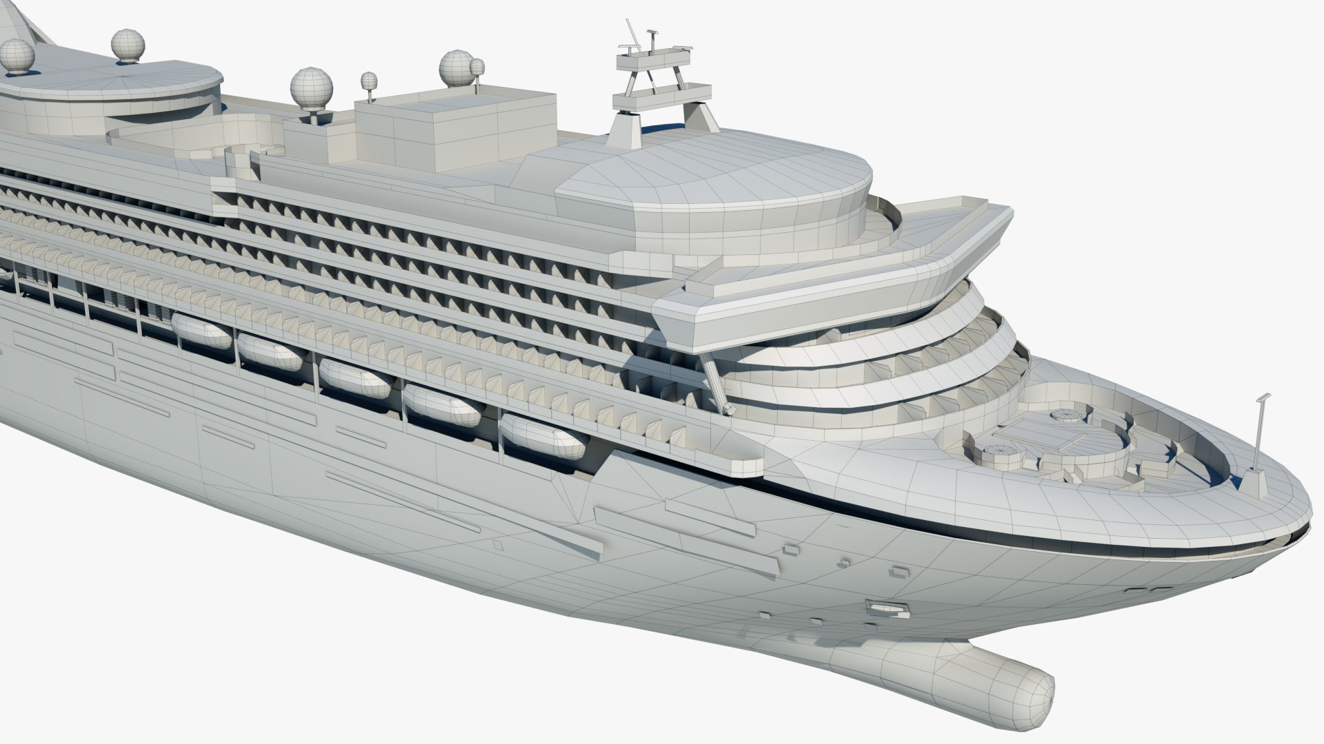 3D cruise vessel sapphire princess model - TurboSquid 1407929