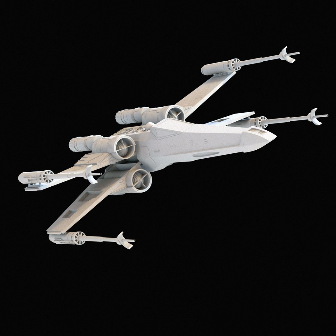 3d Model Ie Figher X-wing