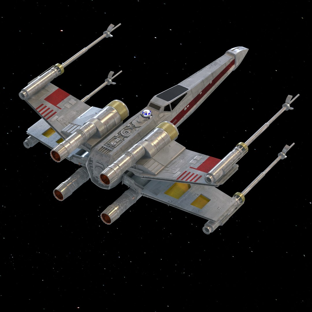 3d Model Ie Figher X-wing