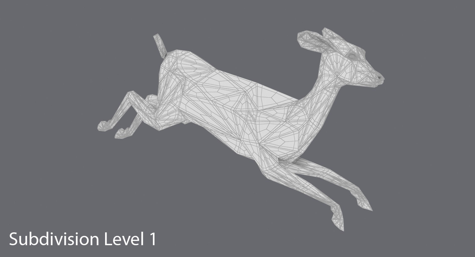 Doe---running Model - TurboSquid 1192612