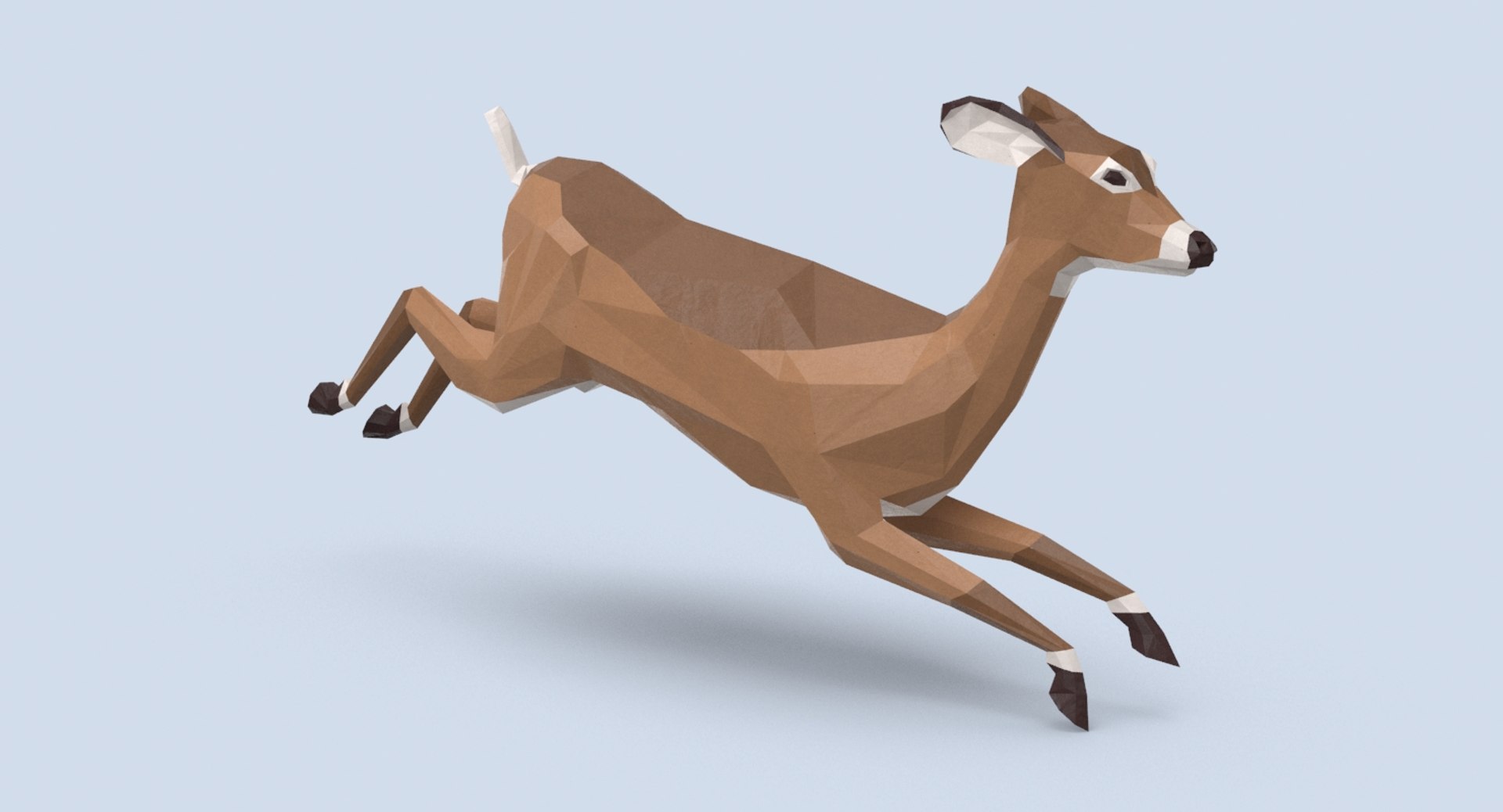 Doe---running Model - TurboSquid 1192612