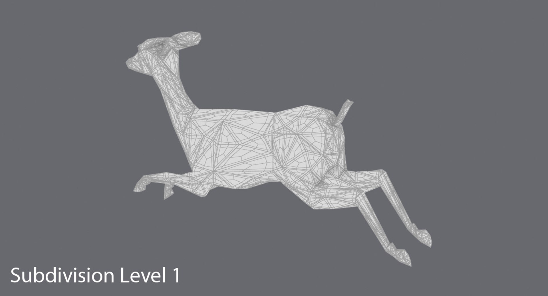 Doe---running Model - TurboSquid 1192612