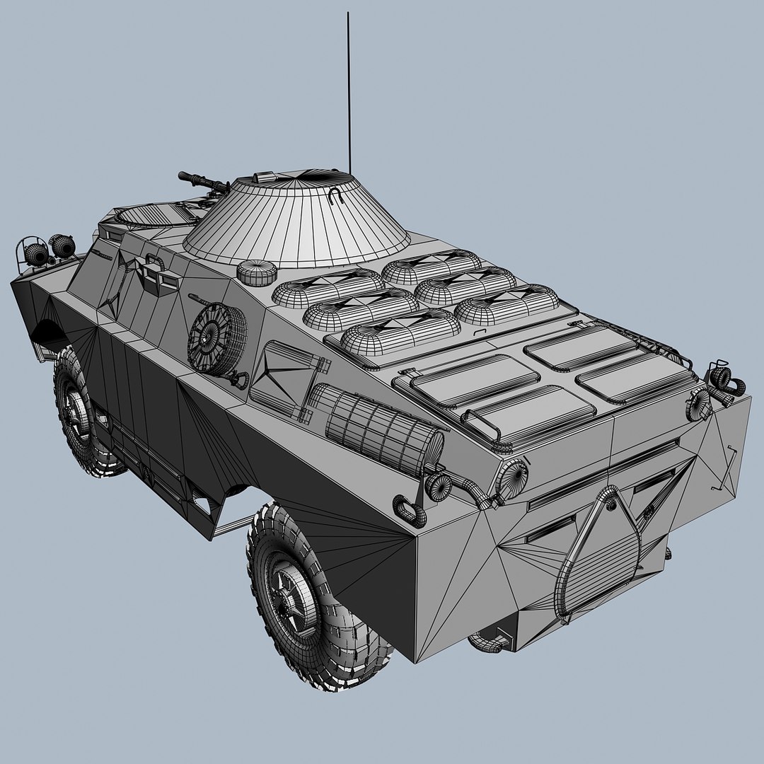 Brdm Brdm-2 3d Max
