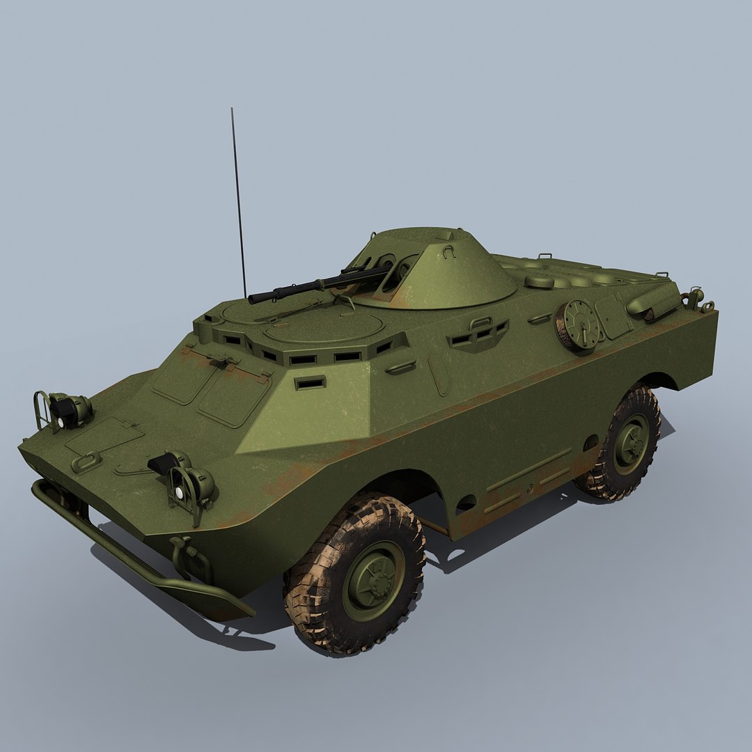 Brdm Brdm-2 3d Max