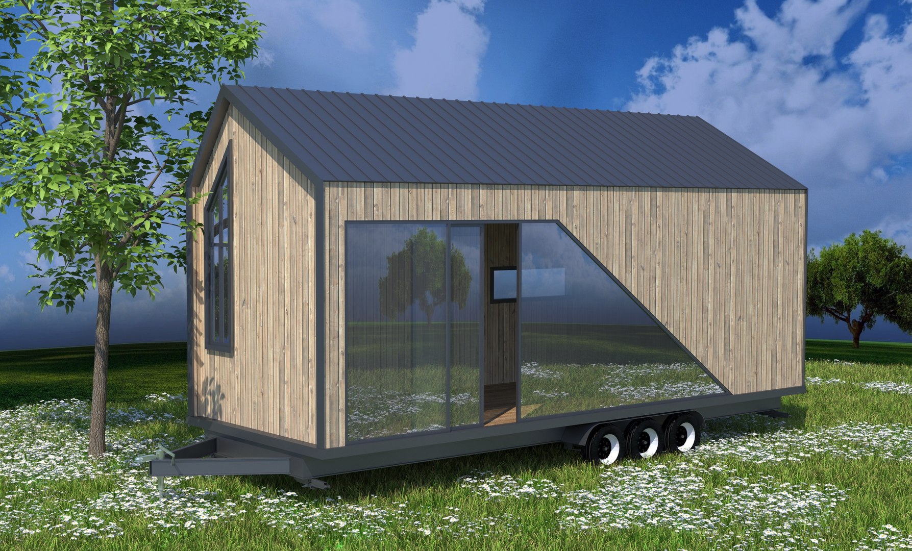 3D Model Tiny House - TurboSquid 1851671