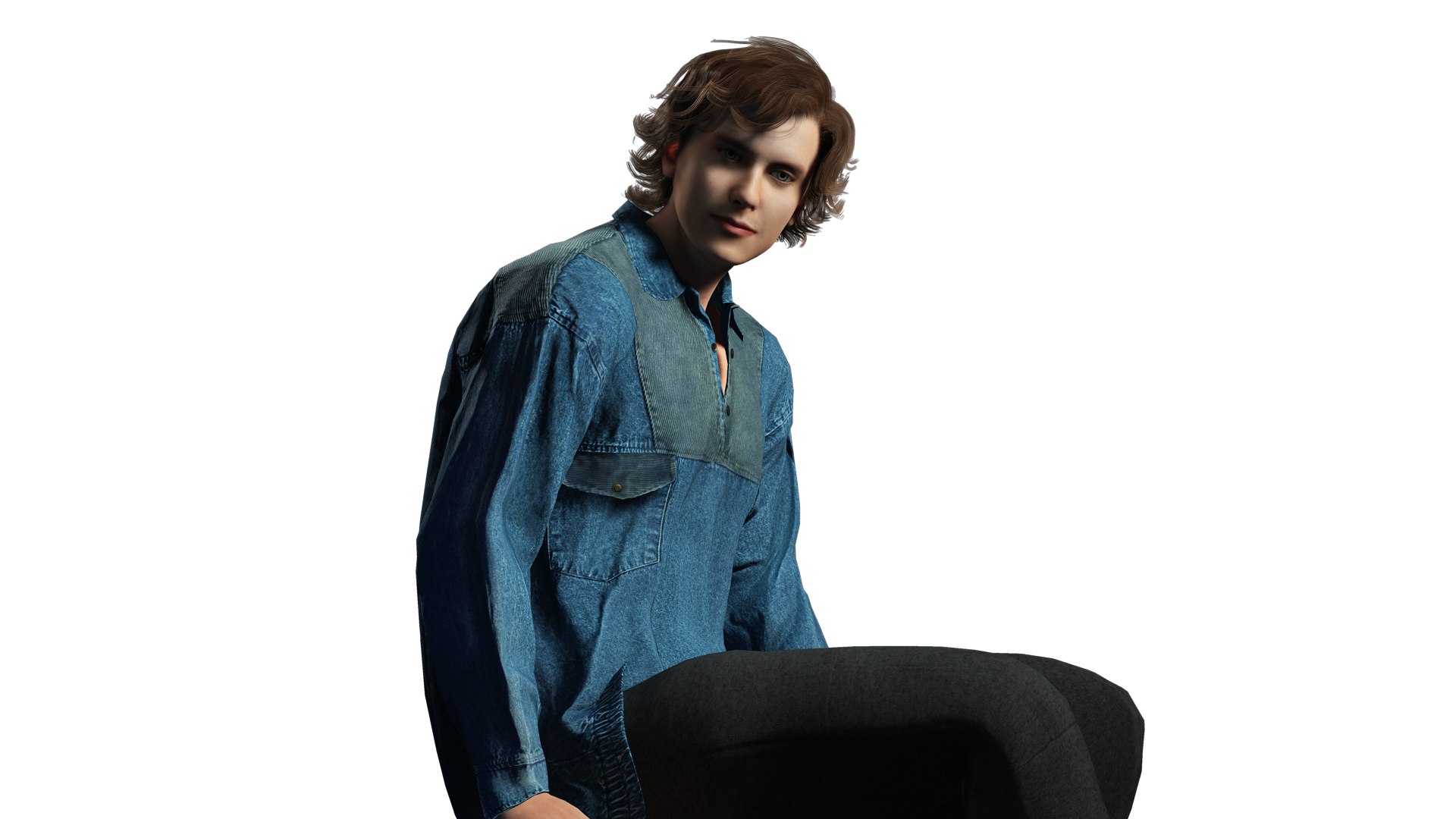3D Realistic Casual Male Character For Games Animation 3D Model ...