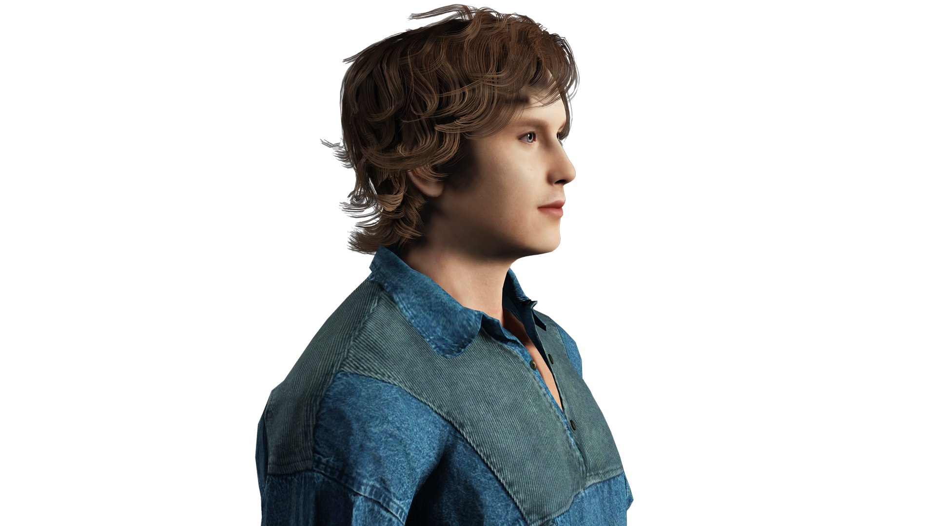 3D Realistic Casual Male Character For Games Animation 3D Model ...