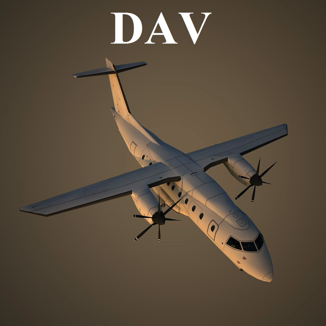 3d Dornier 328 Dav Model