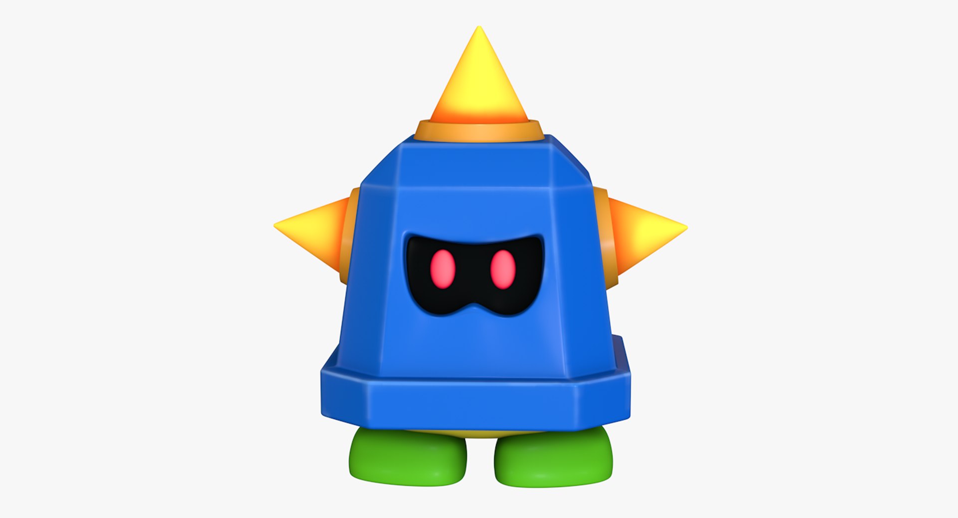 Prongo Super Mario Assets 3D Model - TurboSquid 1376940