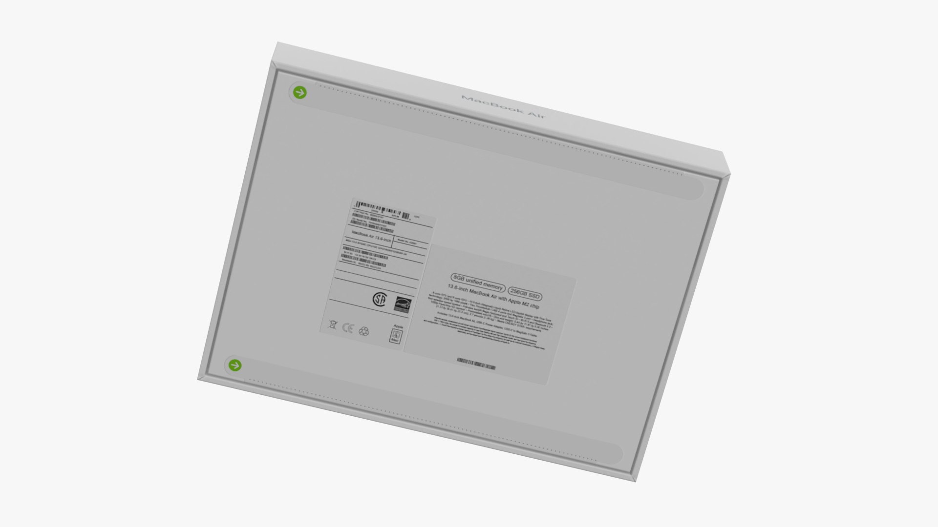3D Apple MacBook Air Packaging Box - TurboSquid 2217227