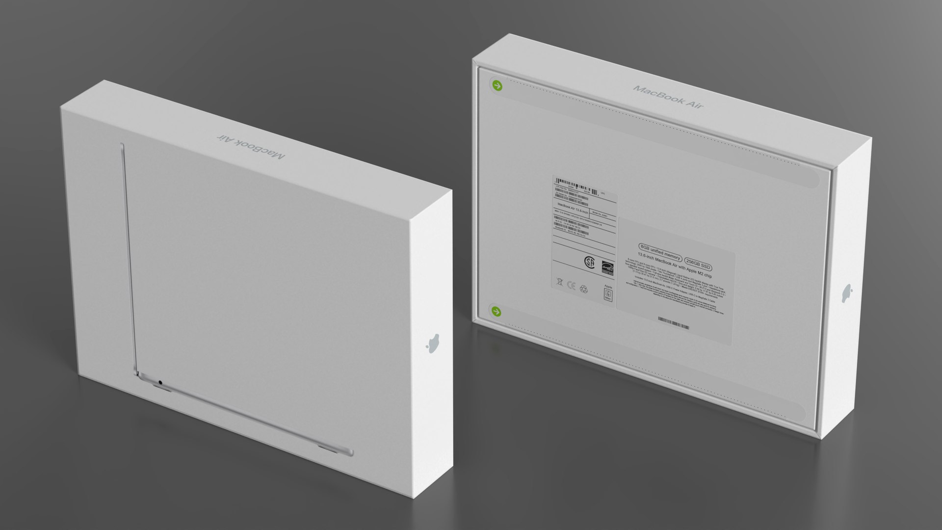 3D Apple MacBook Air Packaging Box - TurboSquid 2217227