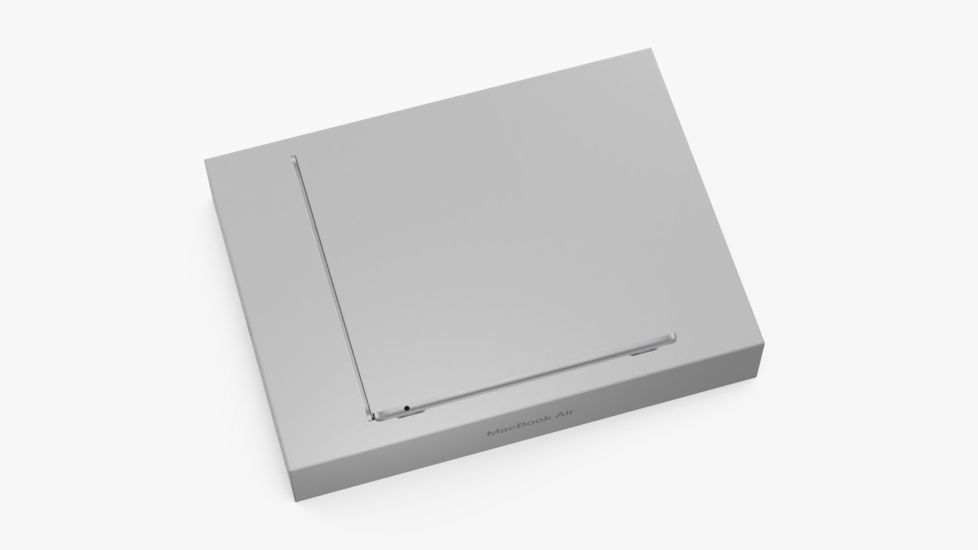 3D Apple MacBook Air Packaging Box - TurboSquid 2217227