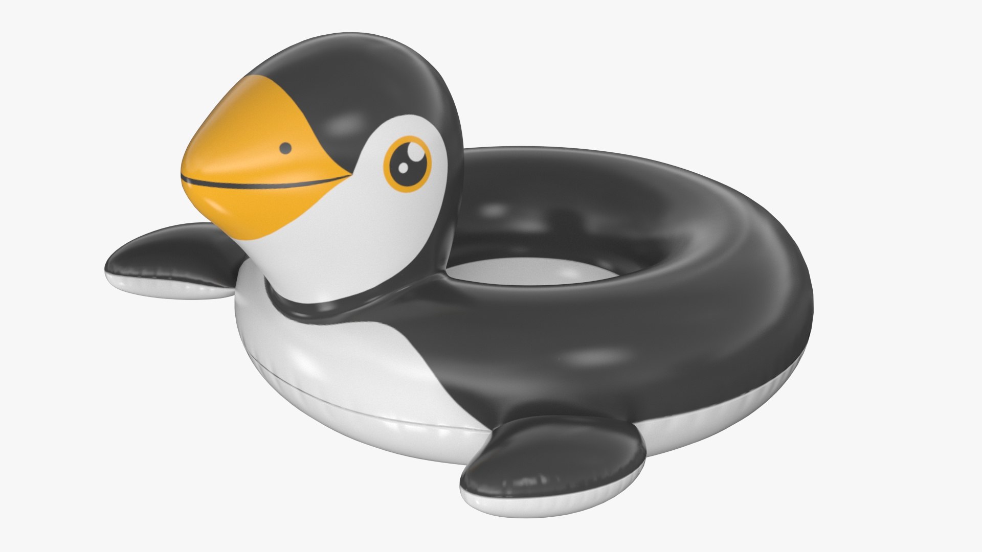 3D Model Penguin Pool Float Swim Ring - TurboSquid 1916292