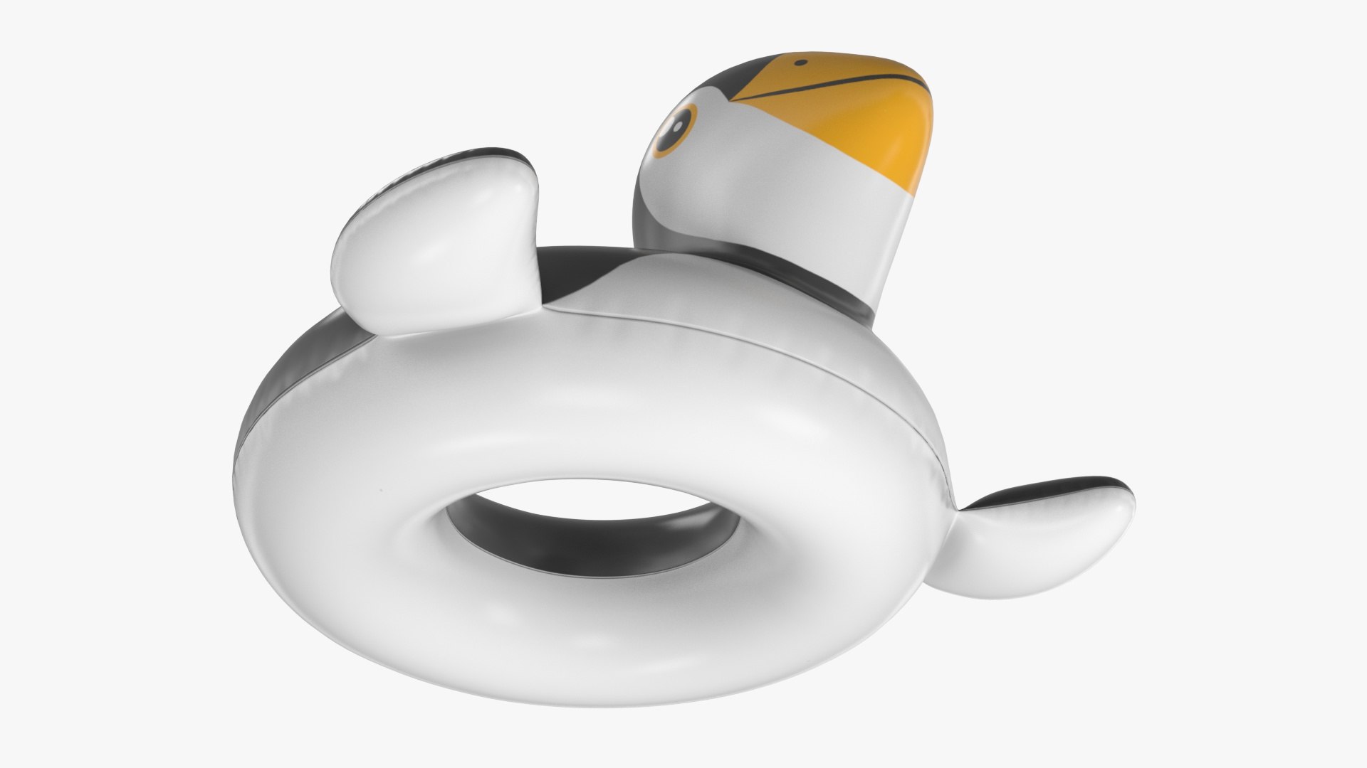 3D Model Penguin Pool Float Swim Ring - TurboSquid 1916292
