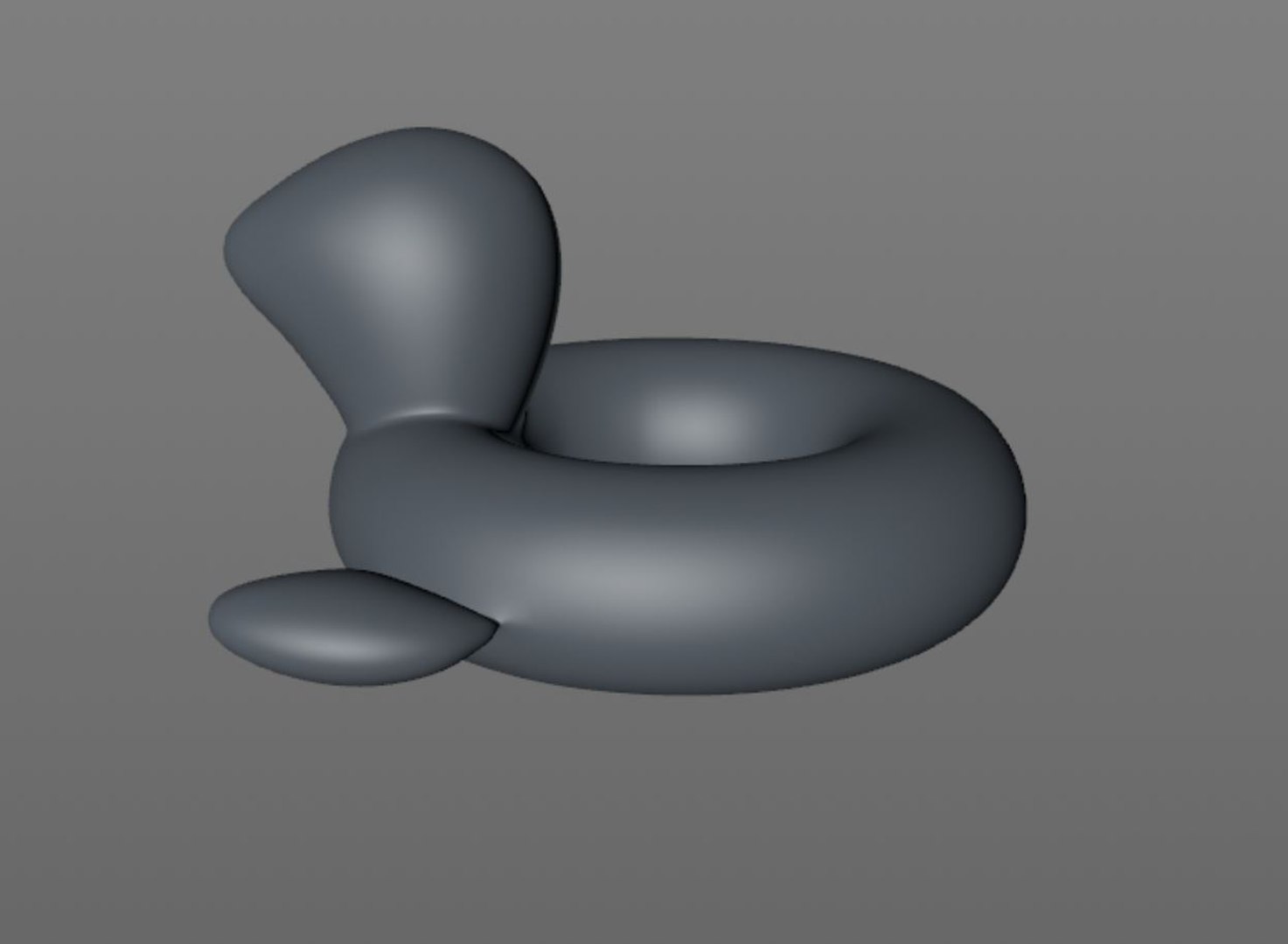 3D Model Penguin Pool Float Swim Ring - TurboSquid 1916292