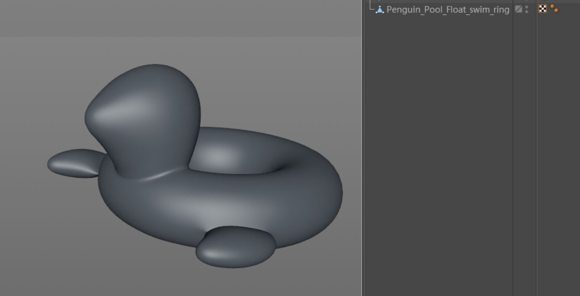 3D Model Penguin Pool Float Swim Ring - TurboSquid 1916292