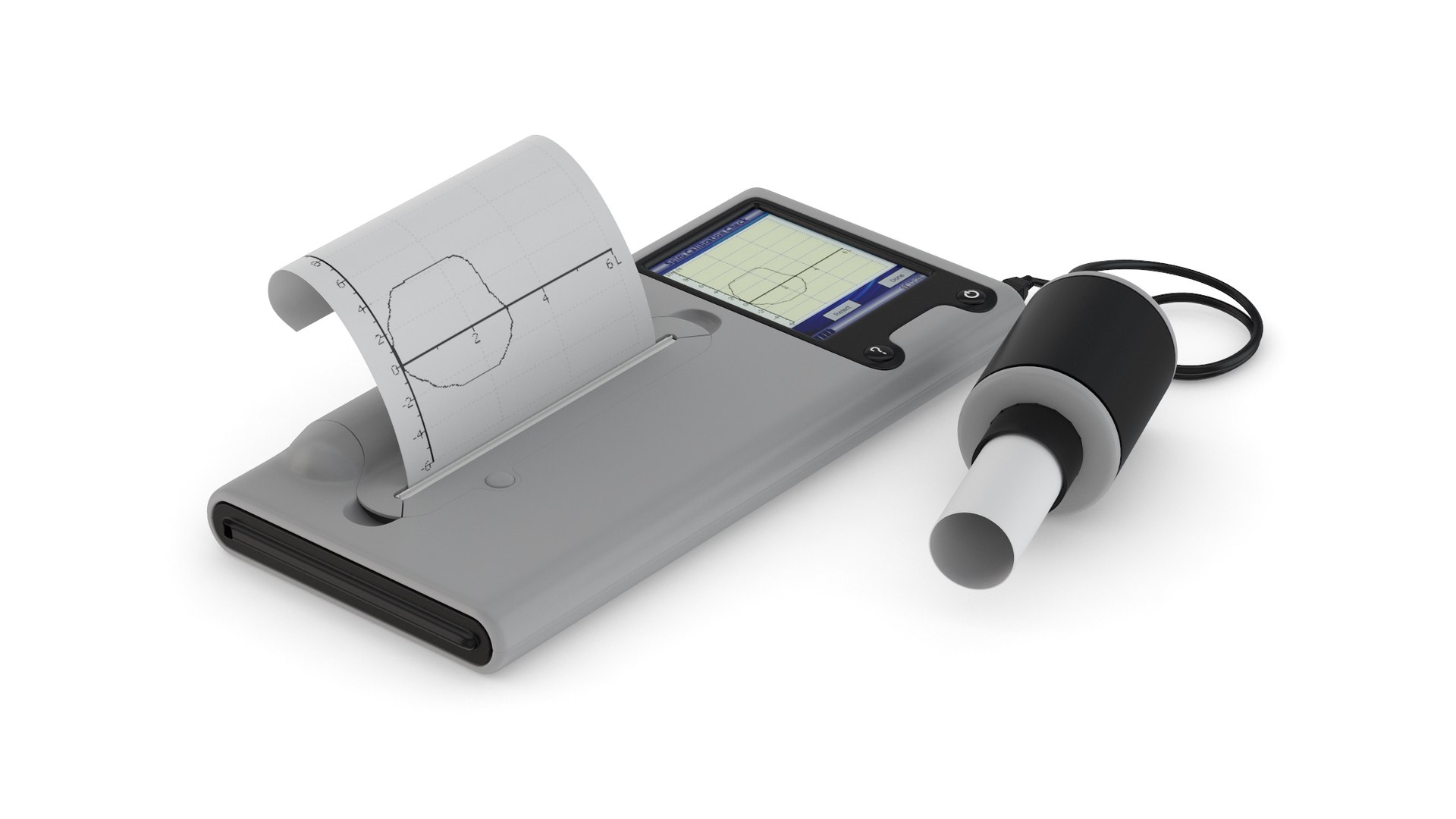 Medical Spirometer PBR Realistic 3D Model - TurboSquid 2020672