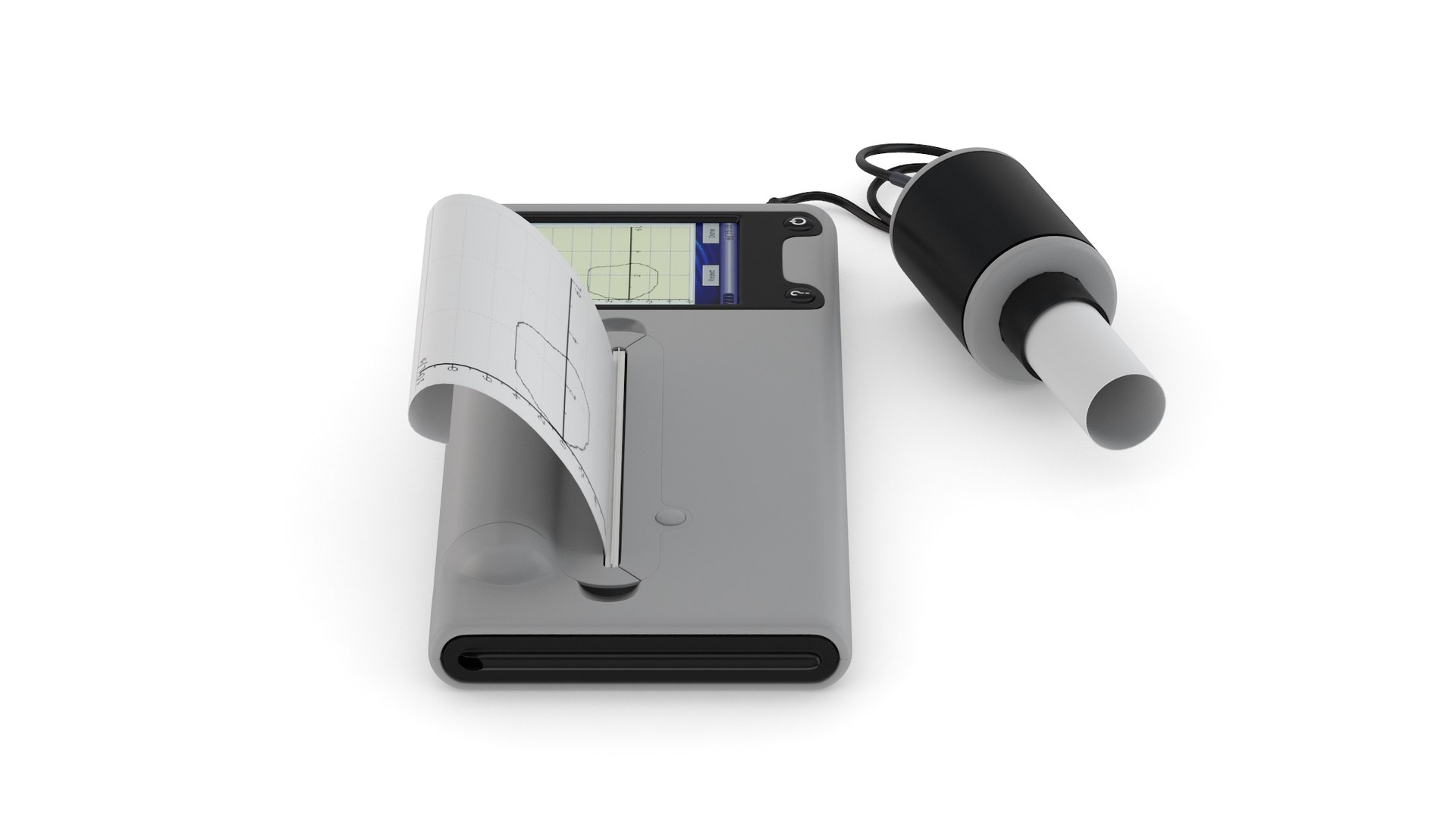 Medical Spirometer PBR Realistic 3D Model - TurboSquid 2020672