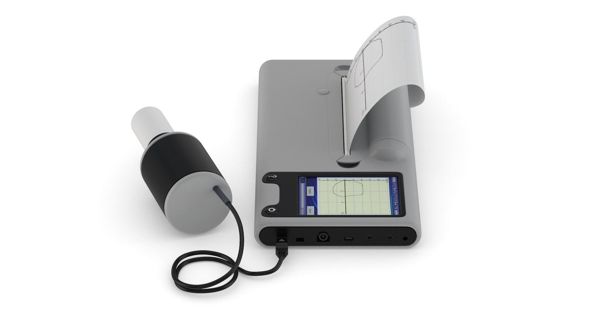 Medical Spirometer PBR Realistic 3D Model - TurboSquid 2020672