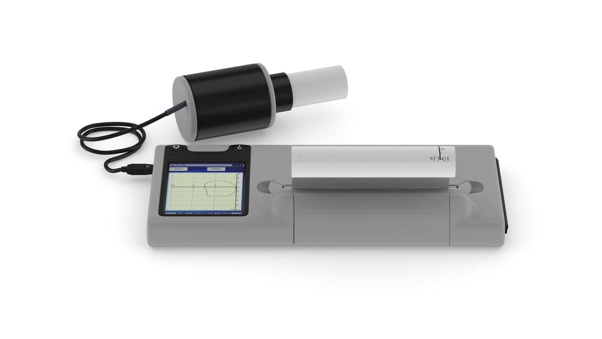 Medical Spirometer PBR Realistic 3D Model - TurboSquid 2020672