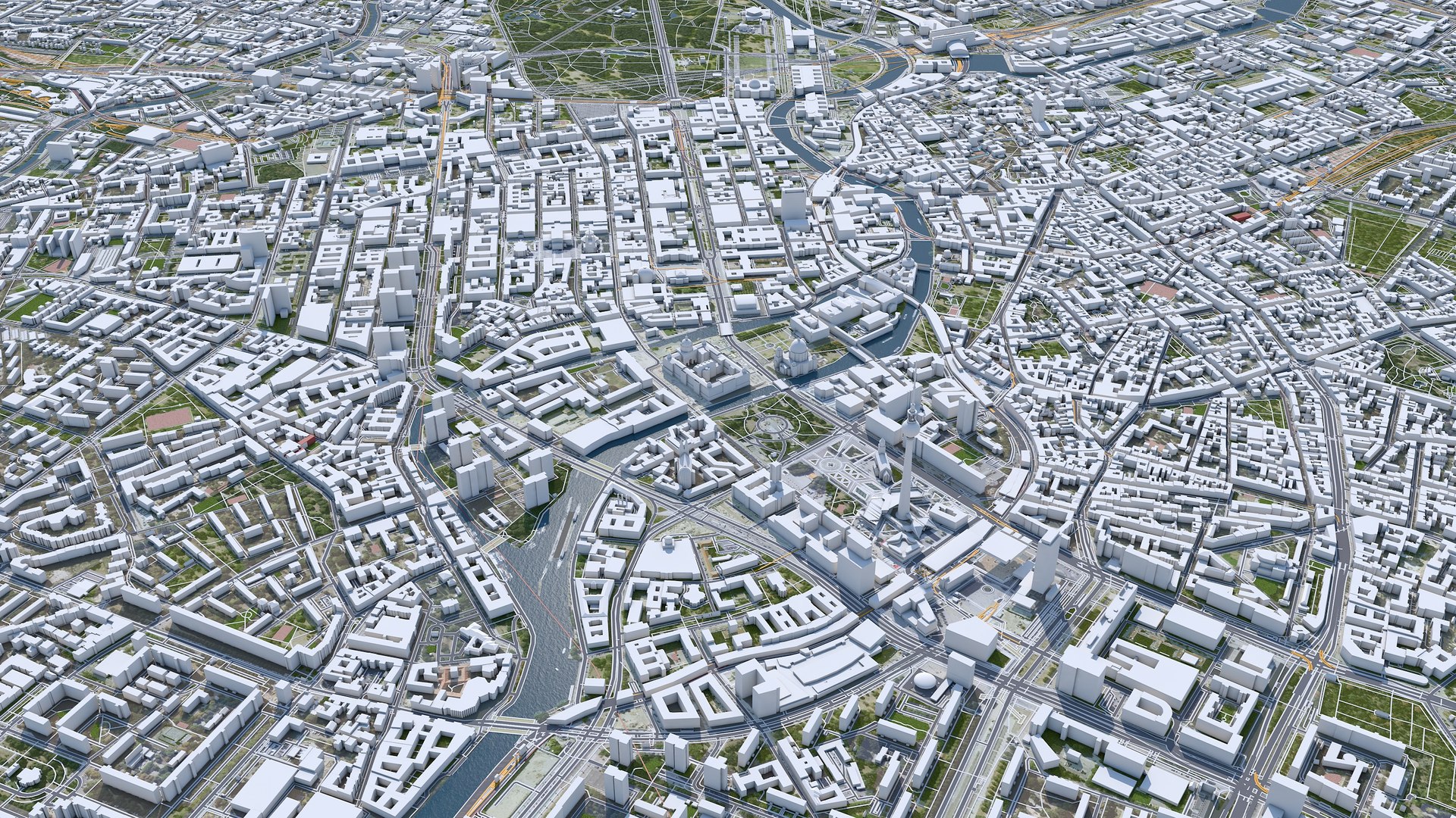 Berlin Downtown Germany 3D model - TurboSquid 1988429