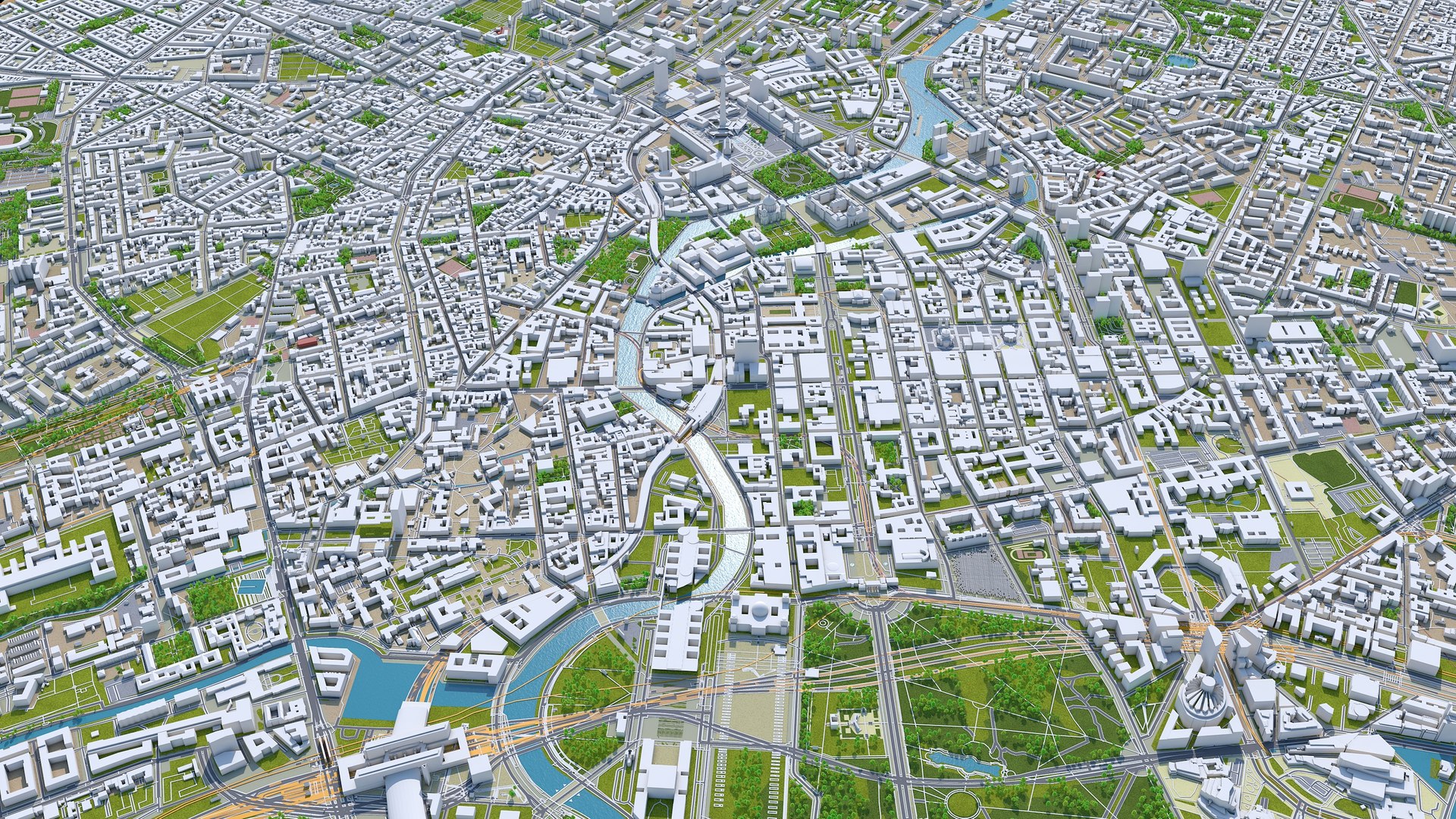 Berlin Downtown Germany 3D model - TurboSquid 1988429