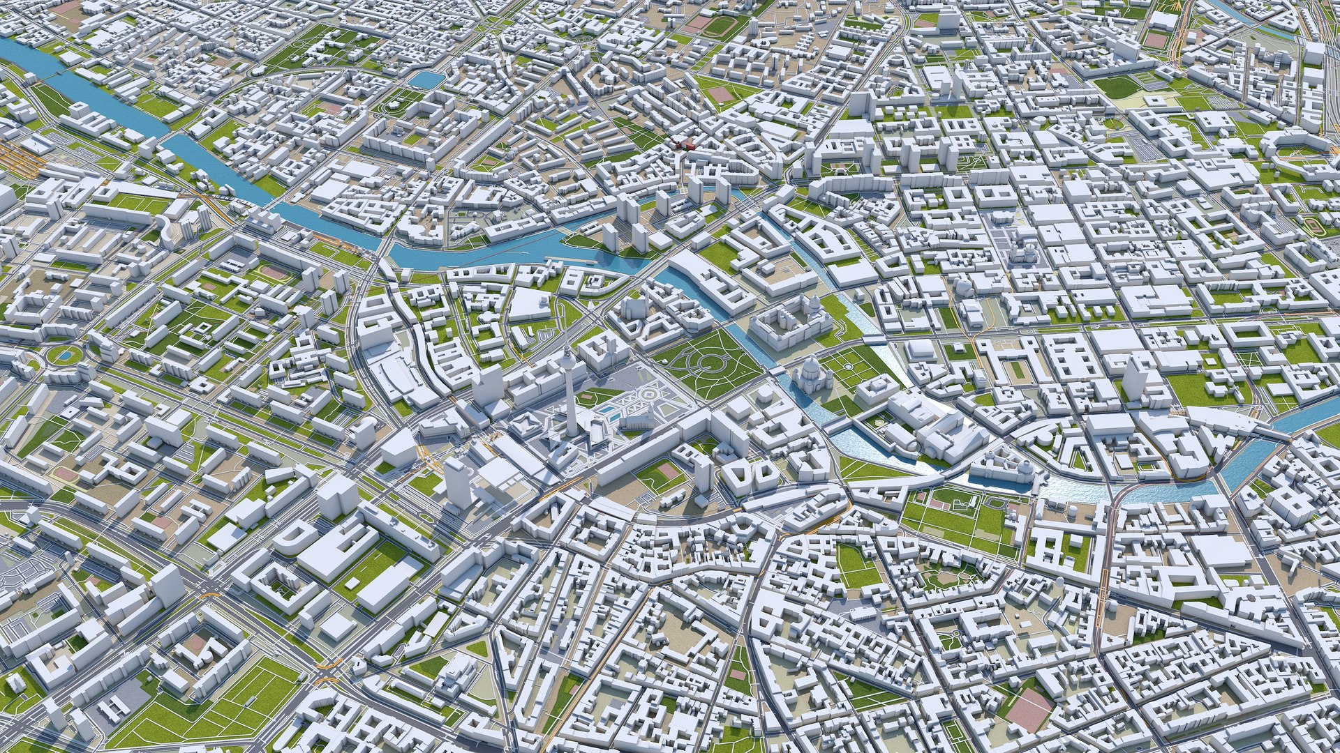 Berlin Downtown Germany 3D model - TurboSquid 1988429