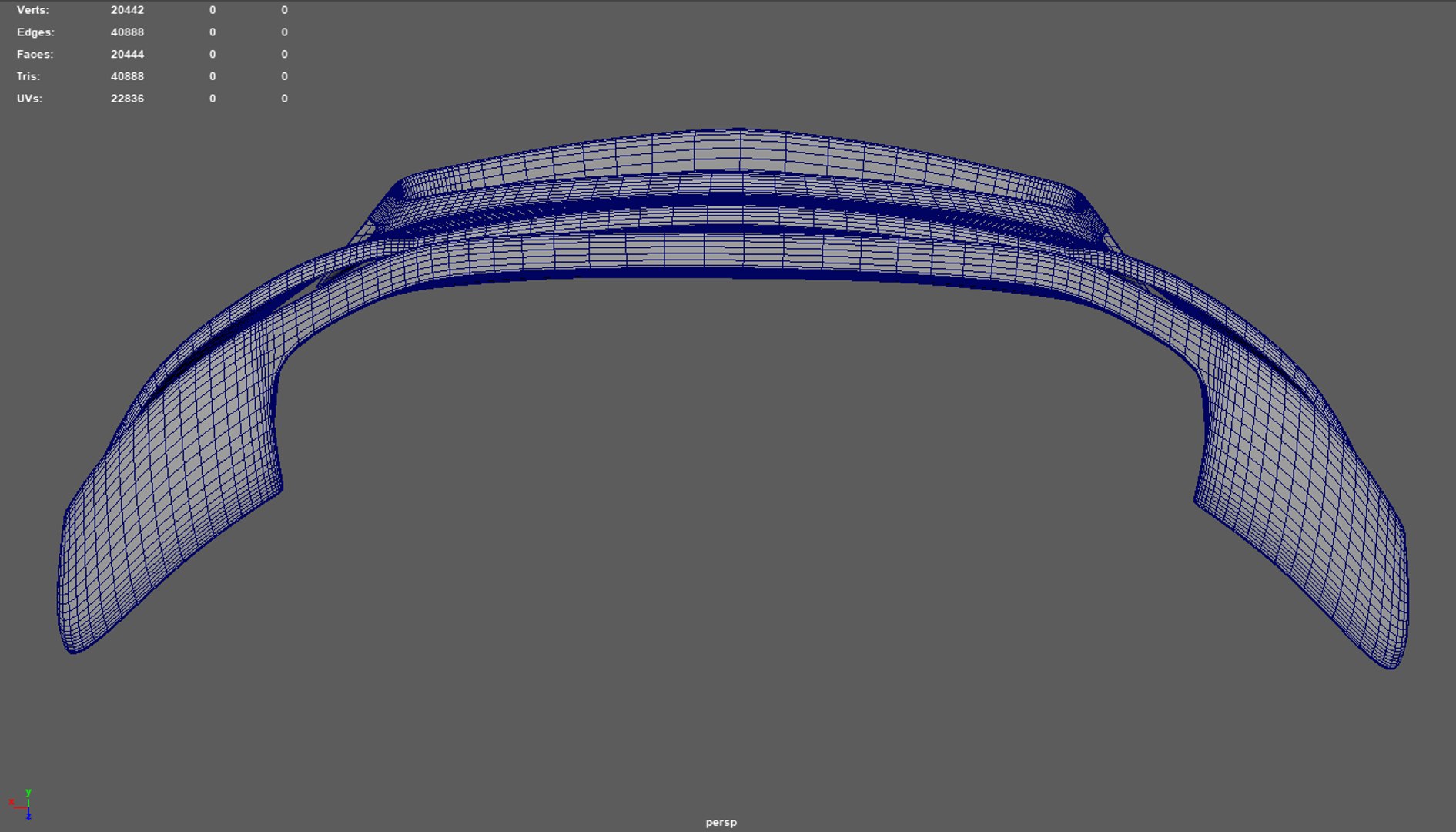 Front Bumper Mercedes Benz 3D Model - TurboSquid 1989529