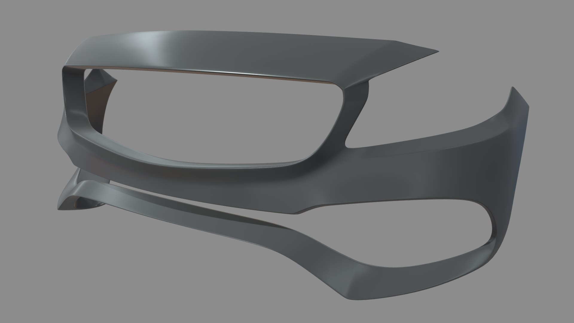 Front Bumper Mercedes Benz 3D Model - TurboSquid 1989529