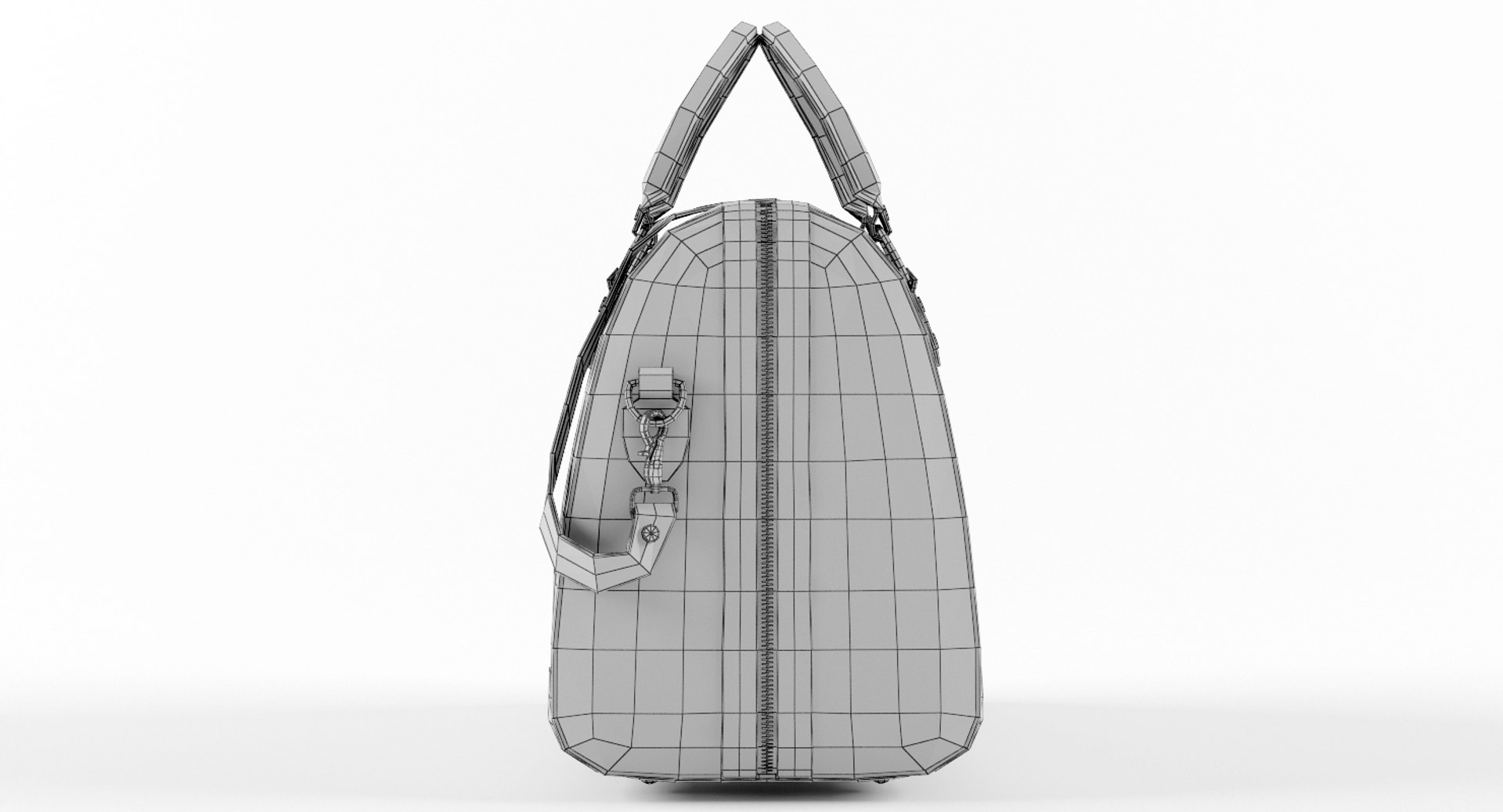 set leather bag 3d max