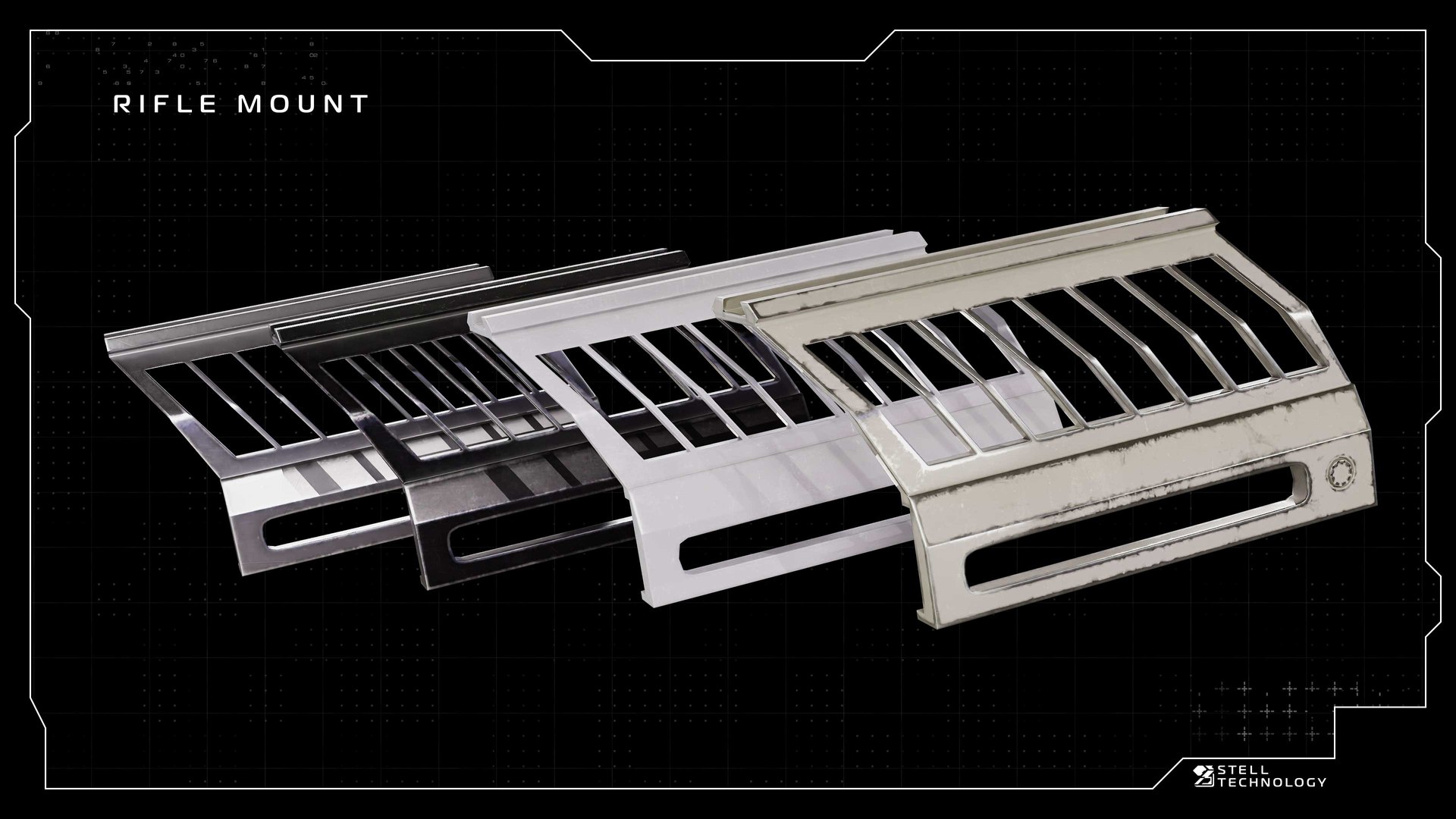 AS VAL Scope Rifle Mount STELL TECH 3D Model - TurboSquid 2035679