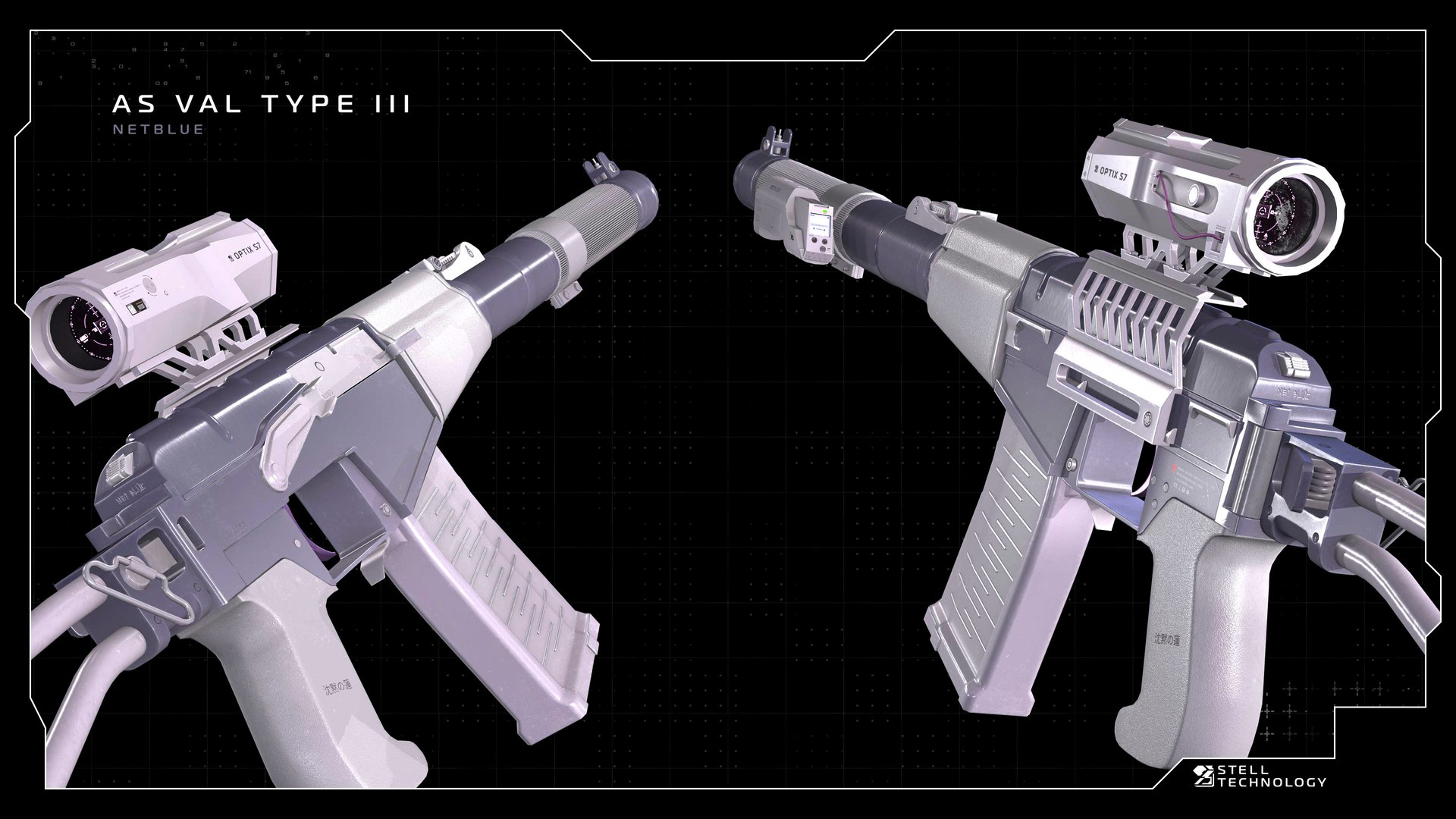 AS VAL Scope Rifle Mount STELL TECH 3D Model - TurboSquid 2035679