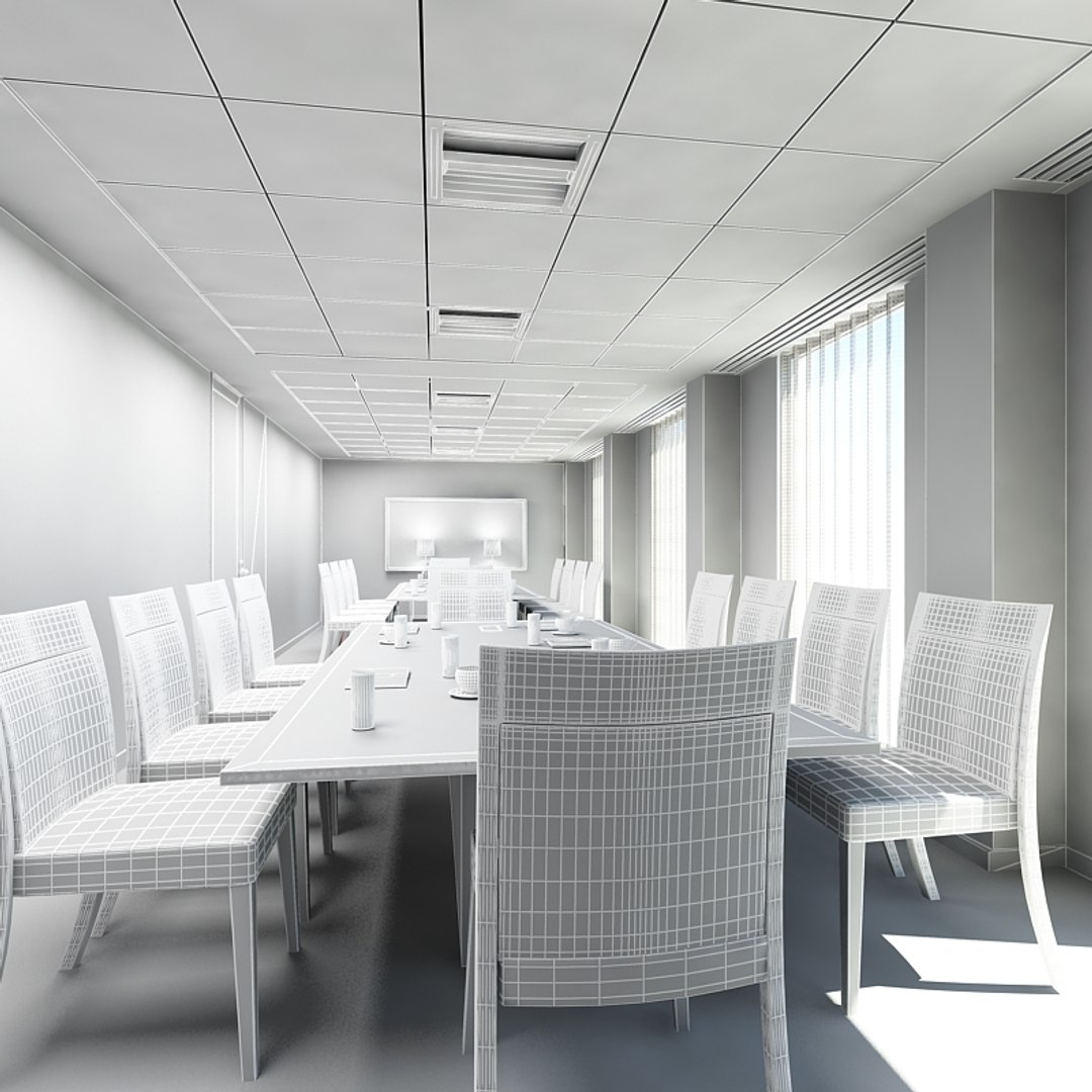 3d Office Interior Model