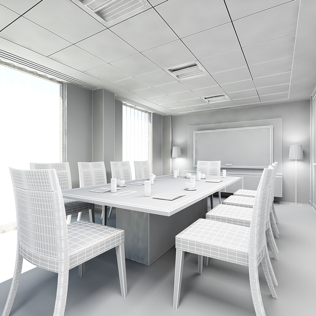 3d Office Interior Model