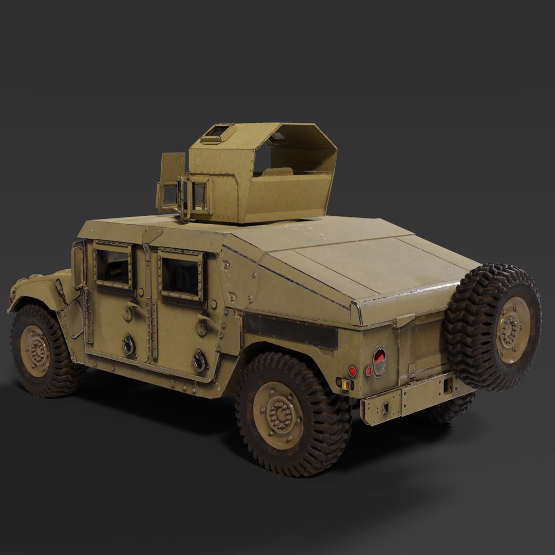 Humvee Interior 3D Model - TurboSquid 1416851