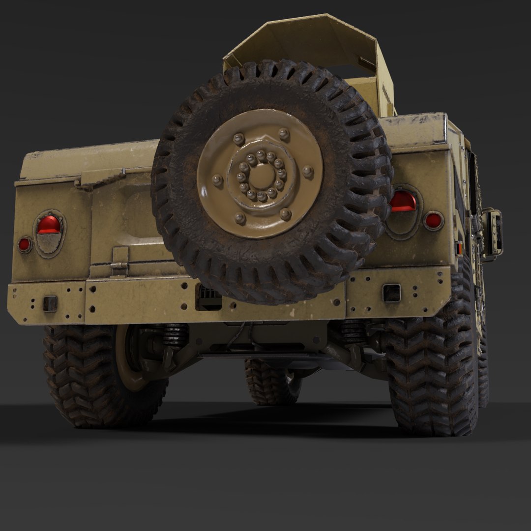 Humvee Interior 3D Model - TurboSquid 1416851