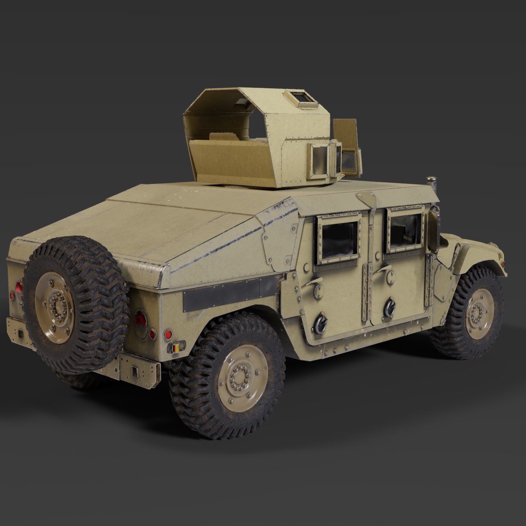 Humvee Interior 3D Model - TurboSquid 1416851