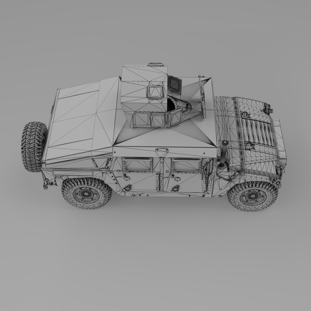 Humvee Interior 3D Model - TurboSquid 1416851
