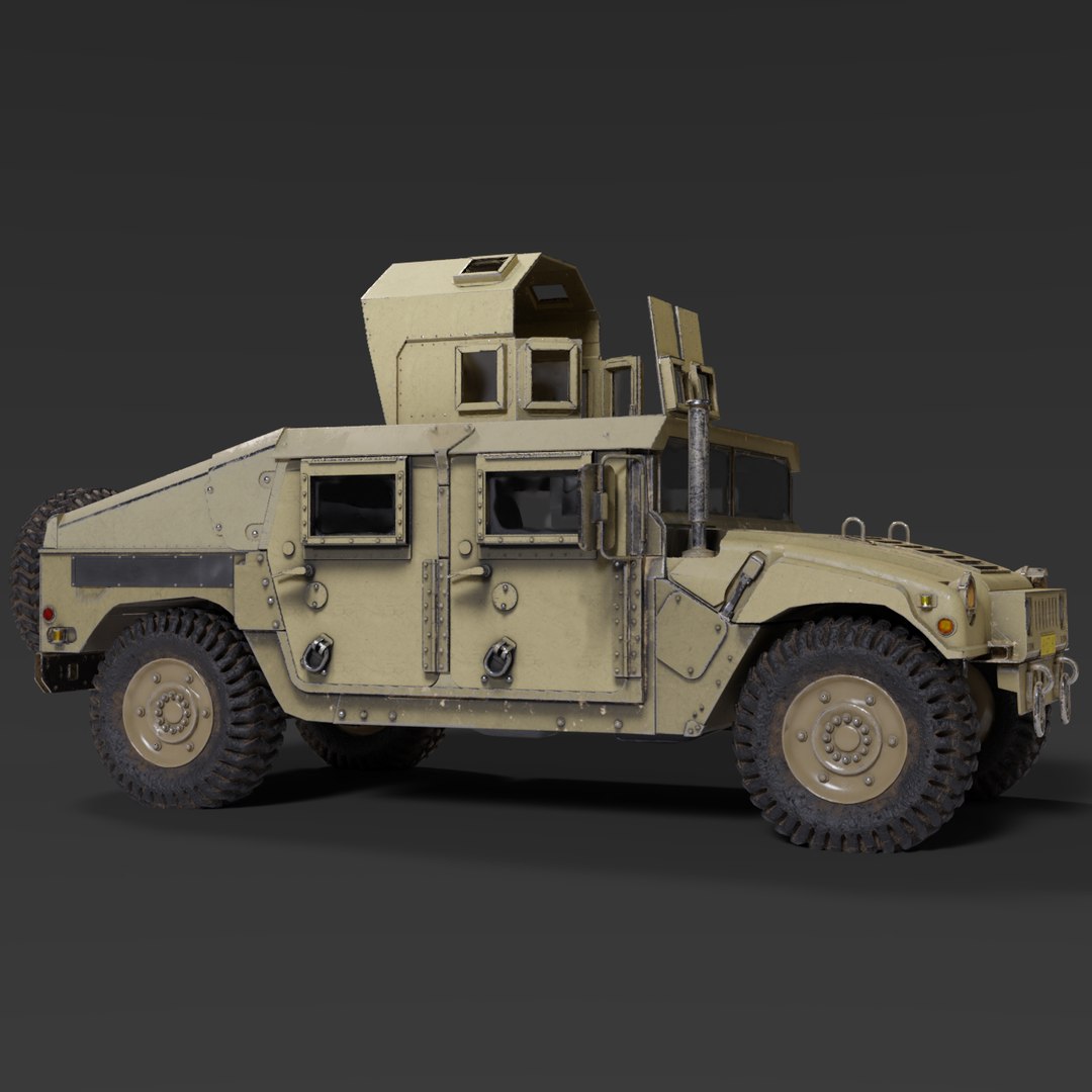Humvee Interior 3D Model - TurboSquid 1416851