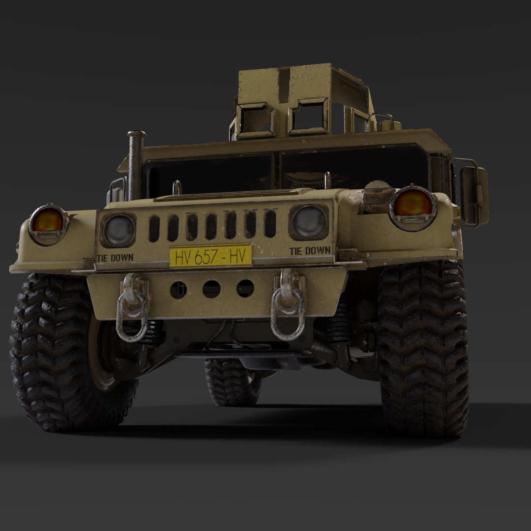 Humvee Interior 3D Model - TurboSquid 1416851