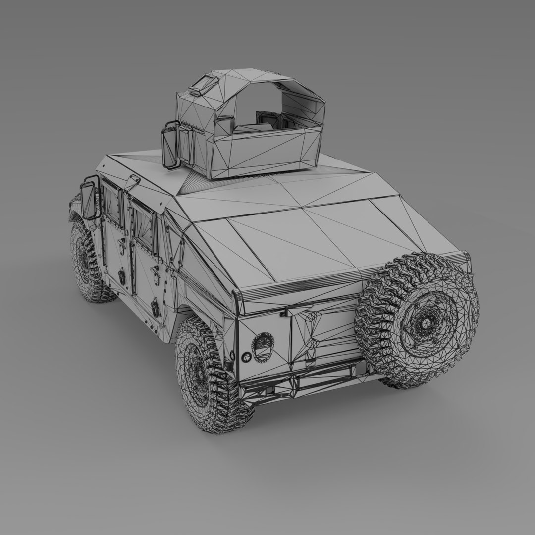 Humvee Interior 3D Model - TurboSquid 1416851