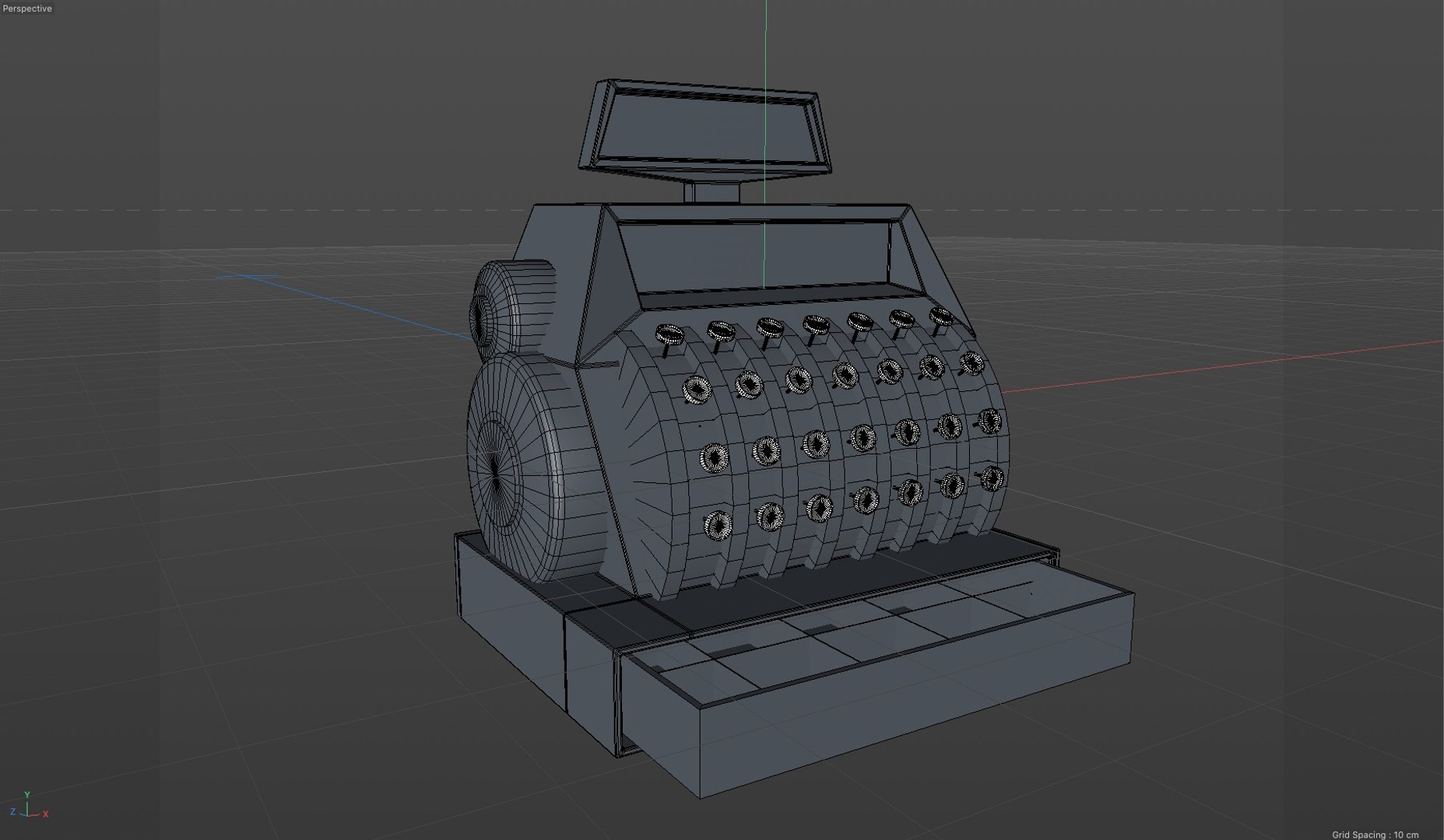 Register 3D Model - TurboSquid 1628527