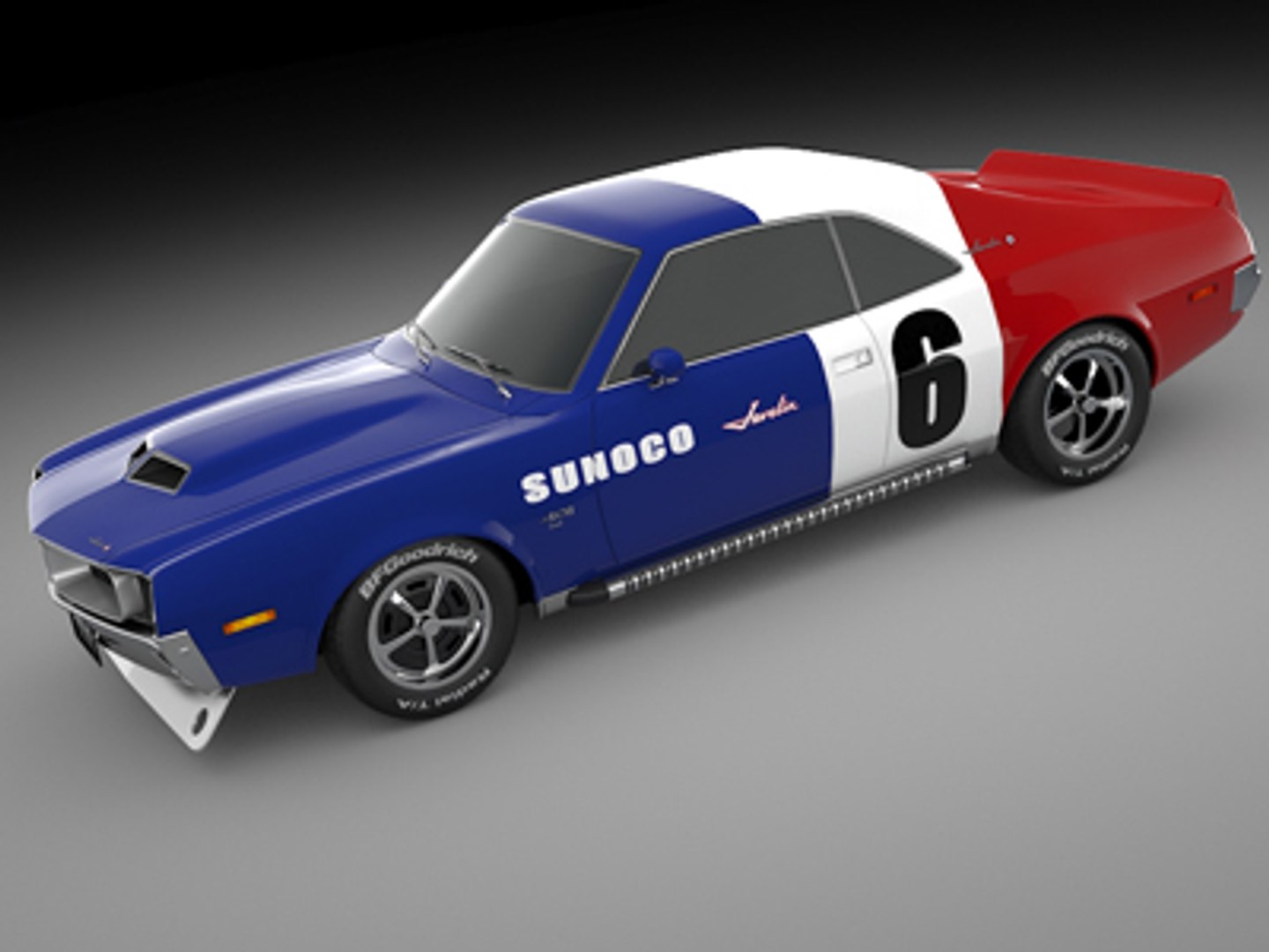 3d 1970 Javelin Racing Model