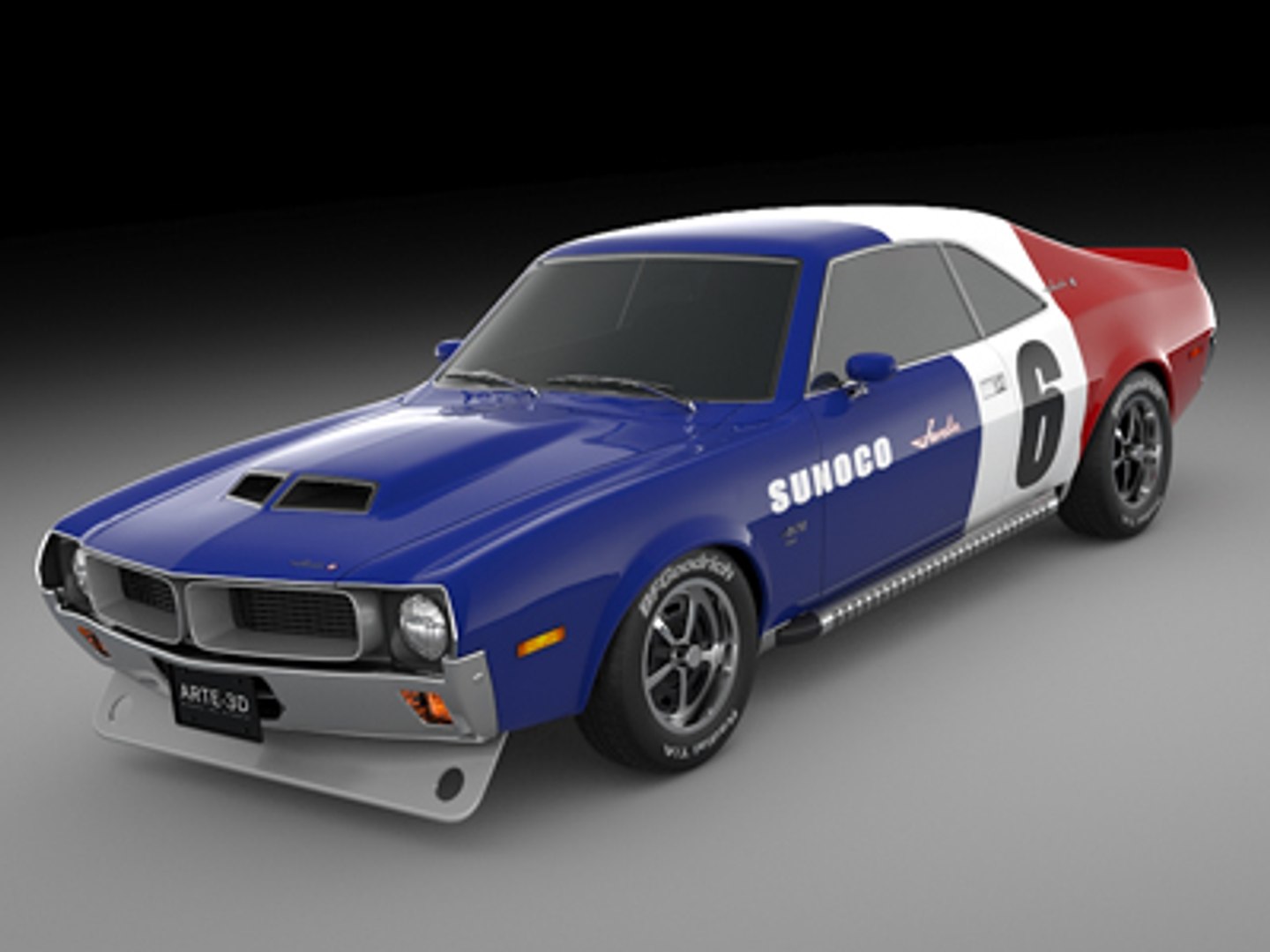 3d 1970 Javelin Racing Model