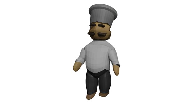 modelo 3d Chef para juegos - TurboSquid 2128683