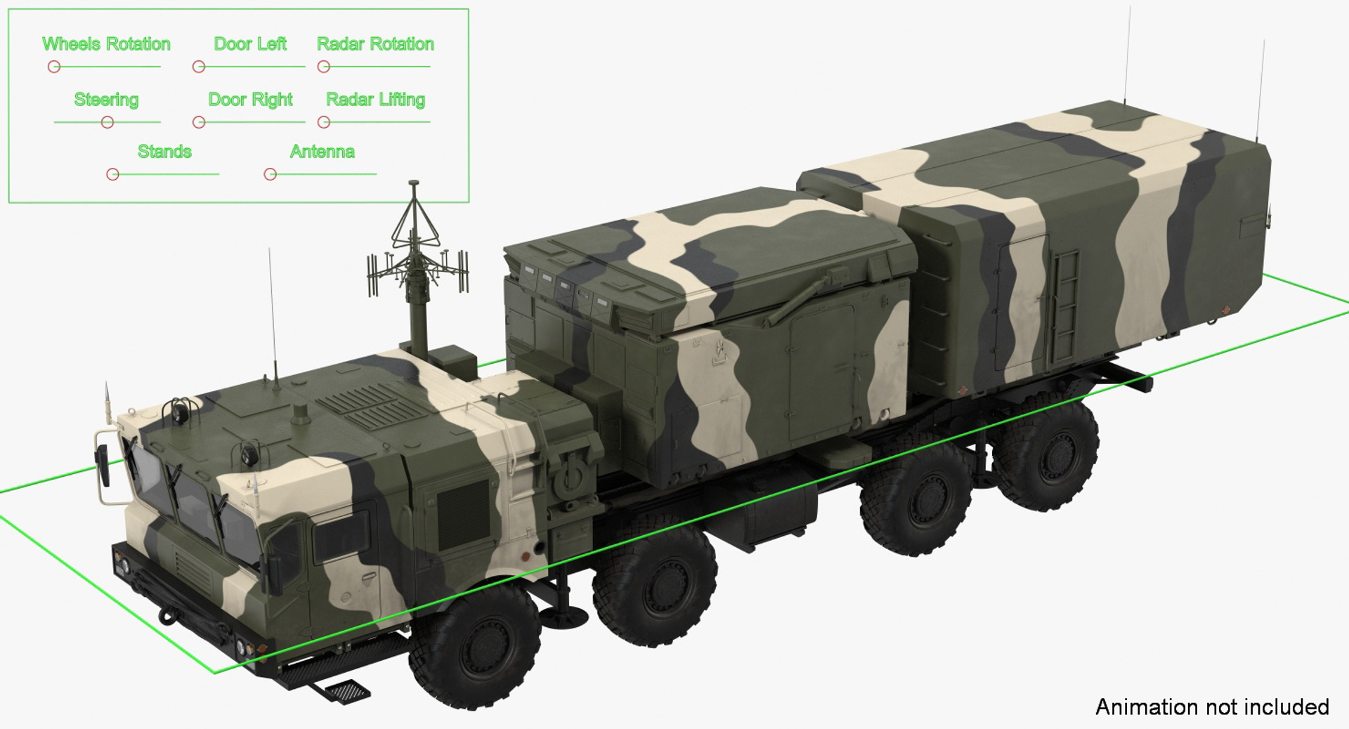 Mobile Radar Station 96l6 3D Model - TurboSquid 1249304