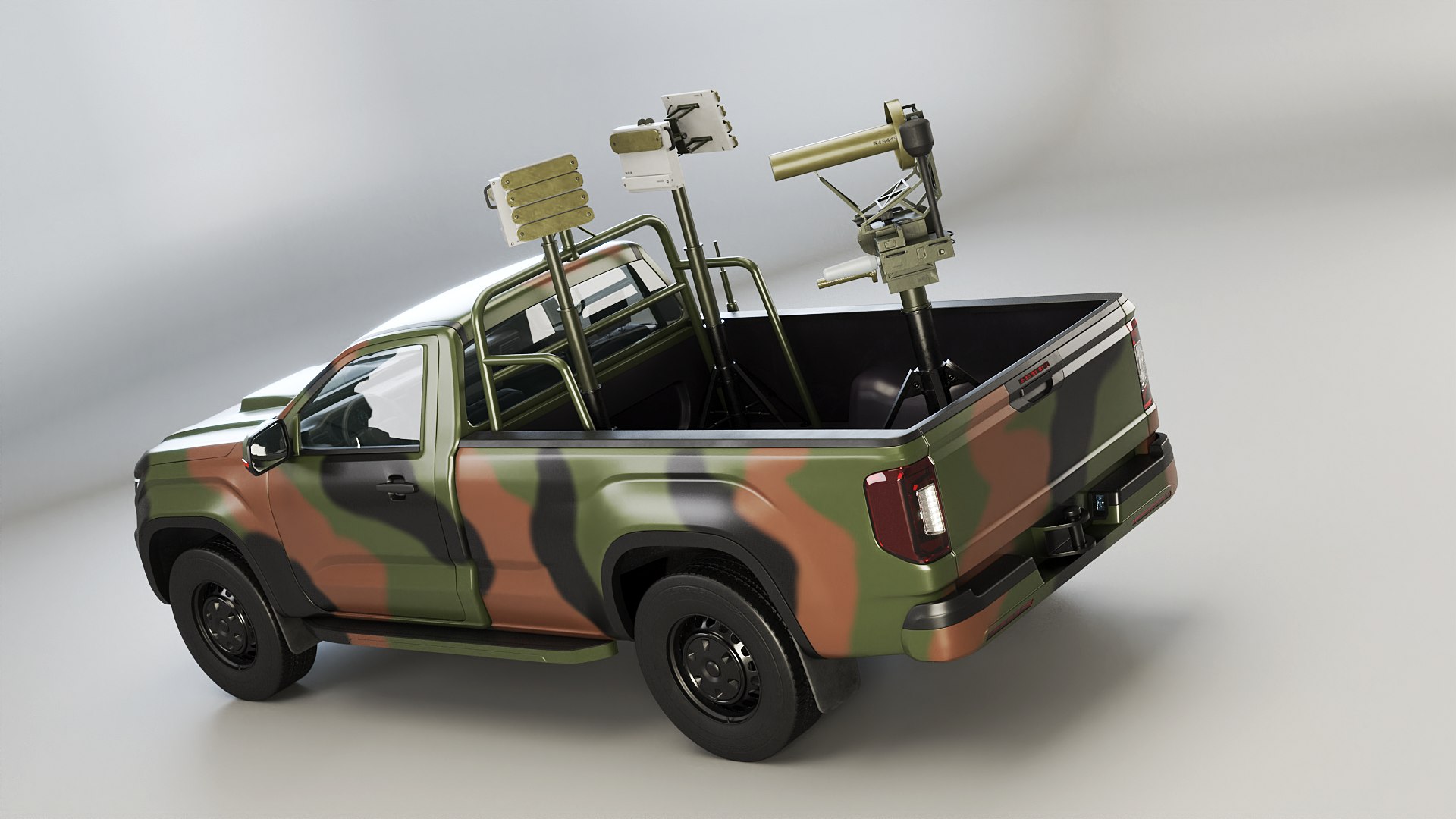 Military Pickup Collection Model - TurboSquid 2377124